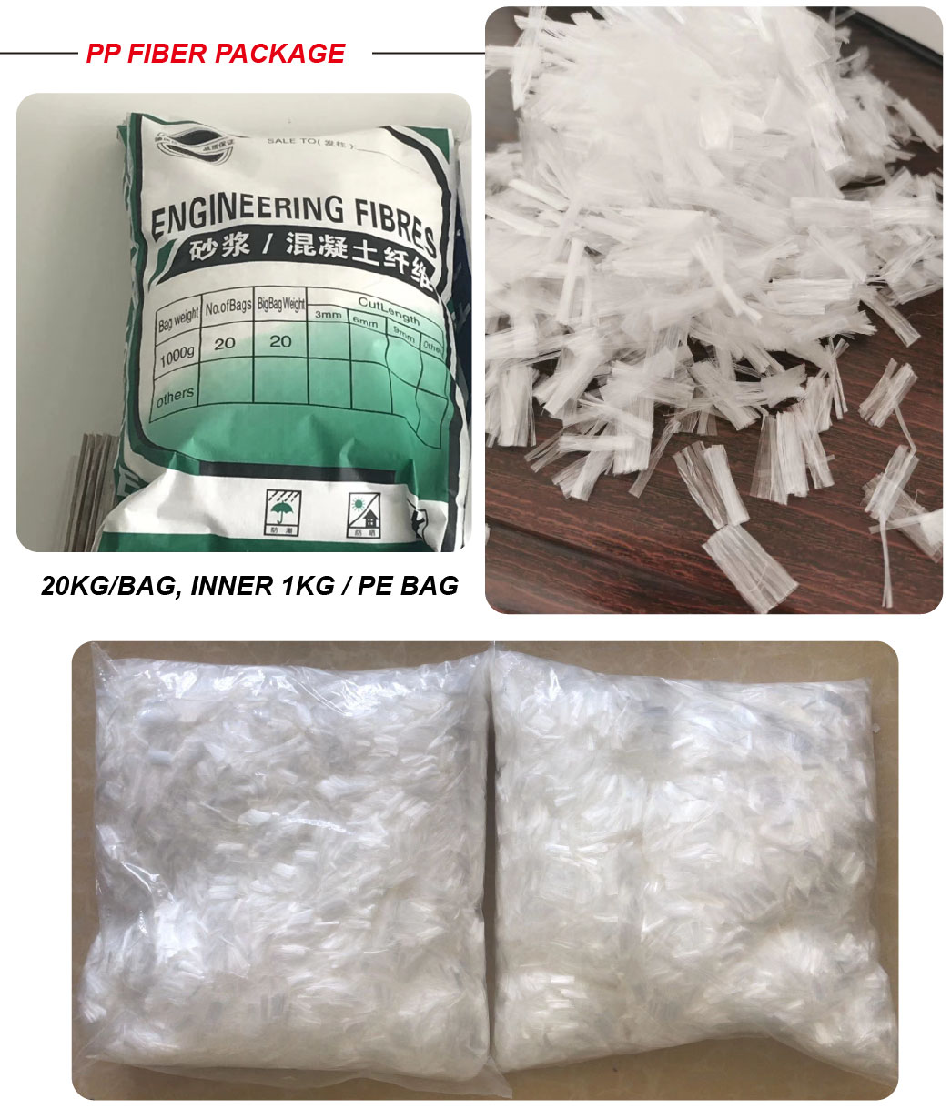 PP Mesh Fiber Admixtures in Construction Mortar Concrete - PTMA TECH ...